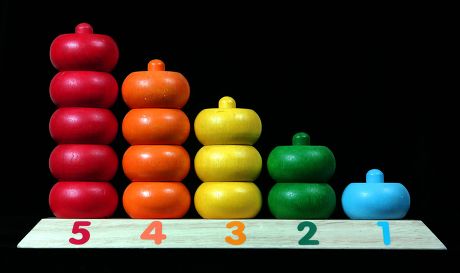 Childrens Wooden Number Counter Toy Editorial Stock Photo - Stock Image ...