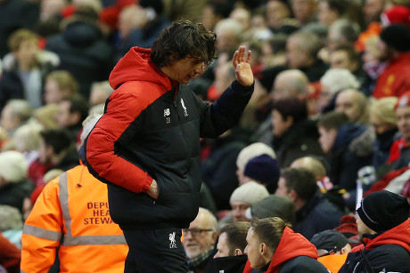 Liverpool Assistant Coach Zeljko Buvac Reacts Editorial Stock Photo ...