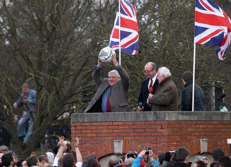 Ball Paraded Through Crowd Before Game Editorial Stock Photo - Stock ...