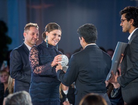 Crown Princess Victoria Handing Out Prizes Editorial Stock Photo ...