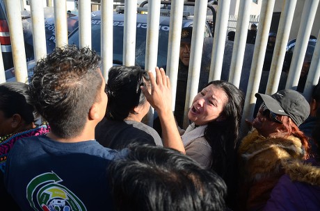 Family Members Inmates Wait Information Outside Editorial Stock Photo ...