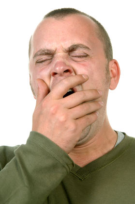 Model Released Yawning Man Editorial Stock Photo - Stock Image ...