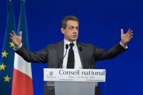 Les Republicains National Council, Paris, France - 13 Feb 2016 Stock ...