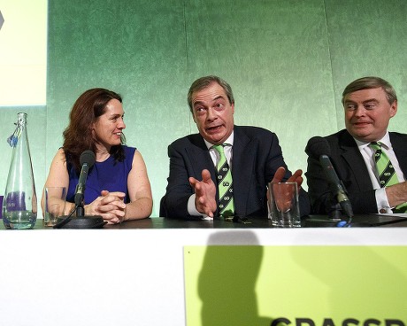 Helen Harrison Nigel Farage David Campbell Editorial Stock Photo ...