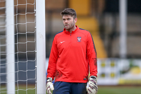 York City Goalkeeper Scott Flinders During Editorial Stock Photo ...