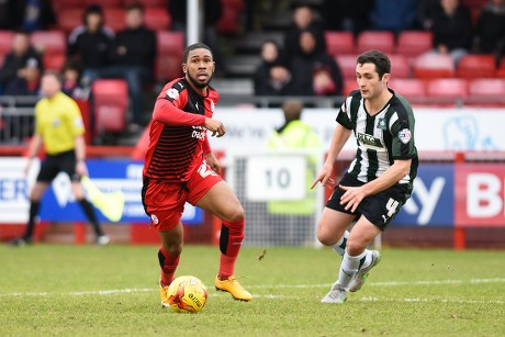 Crawley Town Forward Gavin Tomlin Plymouth Editorial Stock Photo ...