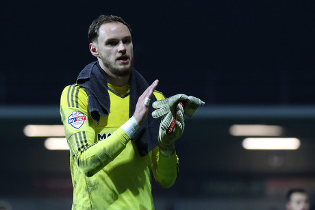 Brentford Goalkeeper David Button During Brentford Editorial Stock ...