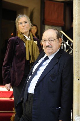 Umberto Eco Wife Renate Ramge Editorial Stock Photo - Stock Image ...
