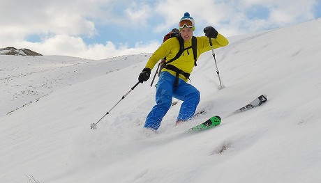 Robert Hardman Meets Skier John Roberts Editorial Stock Photo - Stock ...