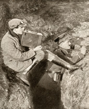 Geoffrey Malins 18861940 Cinematographer Seen Here Editorial Stock ...