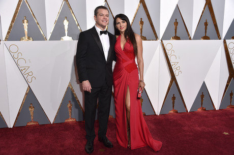 49 Oscar oscars wife partner of matt damon barroso Stock Pictures ...