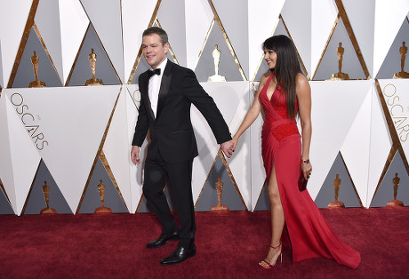 49 Oscar oscars wife partner of matt damon barroso Stock Pictures ...