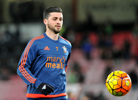 Southamptons Shane Long Warms Before South Editorial Stock Photo ...