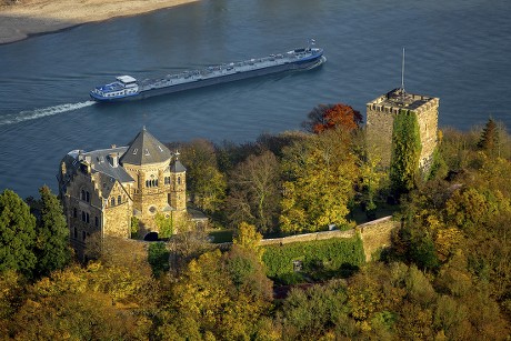 Burg Rheineck Rhine Valley Rhine Autumn Editorial Stock Photo - Stock ...