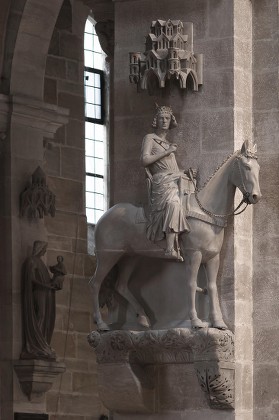 Bamberger Horserider Stone Equestrian Statue Medieval Editorial Stock ...