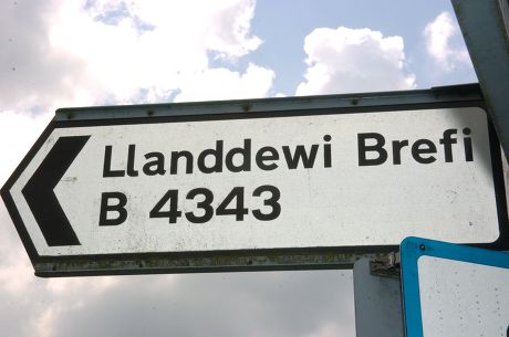 Llanddewi Brefi Village Home Matt Lucas Editorial Stock Photo - Stock ...