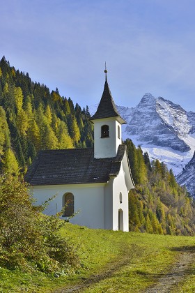 Kelderkapelle Behind Olperer Fussstein Vals Vals Editorial Stock Photo ...