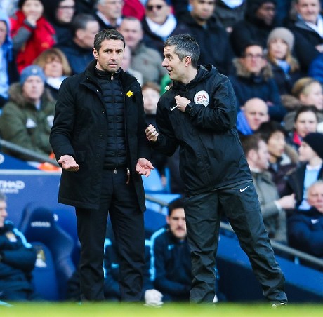 Aston Villa Manager Remi Garde Talks Editorial Stock Photo - Stock ...