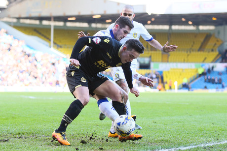 Bolton Wanderers Zach Clough Leeds Uniteds Editorial Stock Photo ...