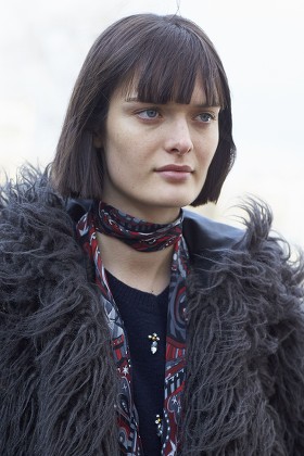 Model After Balenciaga Show Editorial Stock Photo - Stock Image ...