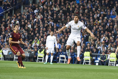 Real Madrid v Roma, UEFA Champions League, Football, Satiago Bernabeu ...