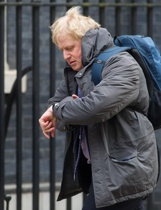 Boris Johnson Checks His Watch He Editorial Stock Photo - Stock Image ...