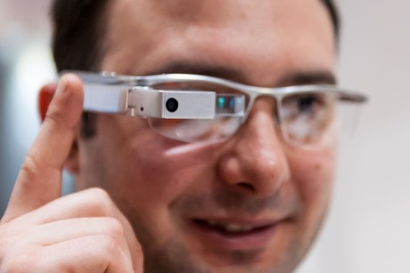 Man Tries Augmented Reality Headset Technology Editorial Stock Photo ...