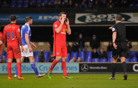 Grant Hanley Blackburn Rovers Reacts Referee Editorial Stock Photo ...