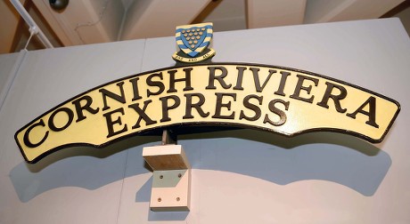 Cornish Riviera Express Train Plate Editorial Stock Photo - Stock Image ...