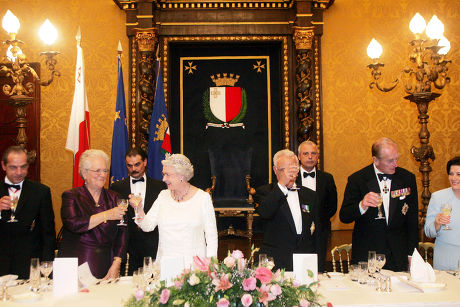 Mary Wife President Edward Fenech Adami Editorial Stock Photo - Stock ...