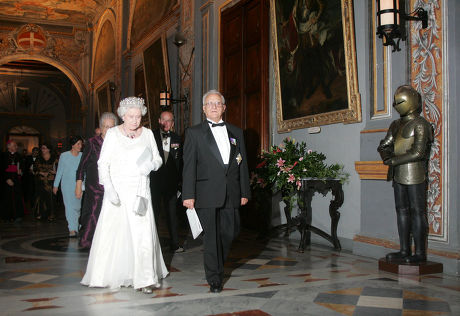 Queen Elizabeth Ii President Edward Fenech Editorial Stock Photo ...