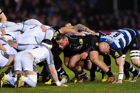 Bath Rugby v Newcastle Falcons, Britain - 18 Mar 2016 Stock Pictures ...
