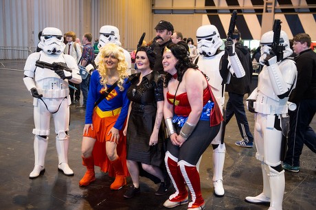 Comic Con, NEC Birmingham, Britain - 19 Mar 2016 Stock Pictures ...