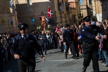 __COUNT__ Easter Sunday celebrations, Birgu, Malta - 27 Mar 2016 Stock ...