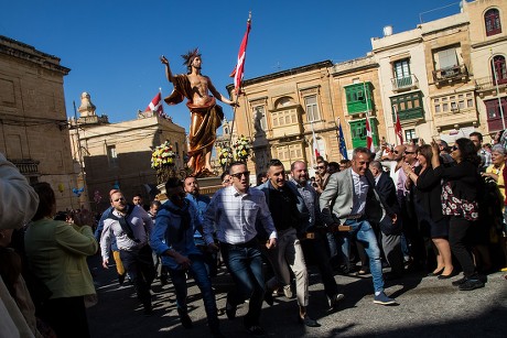 __COUNT__ Easter Sunday celebrations, Birgu, Malta - 27 Mar 2016 Stock ...
