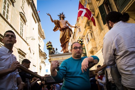 __COUNT__ Easter Sunday celebrations, Birgu, Malta - 27 Mar 2016 Stock ...