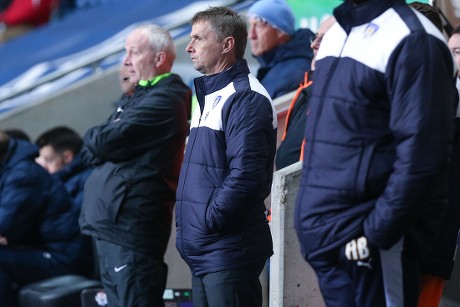 Colchester United Manager Kevin Keen Looks Editorial Stock Photo ...