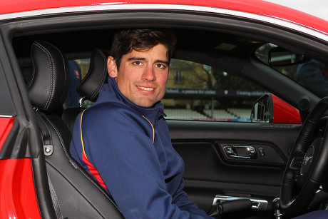 Alastair Cook Poses Inside Ford Mustang Editorial Stock Photo - Stock ...