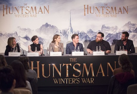 'The Huntsman: Winter's War' film press conference, London, Britain ...