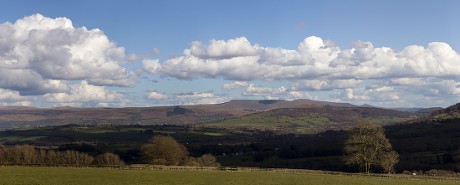 Sunny Weather Views Brecon Beacons Cantref Editorial Stock Photo ...