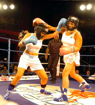 CATFIGHT MODEL BOXING NIGHT AT CLUB CIRQUE, LEICESTER SQUARE, LONDON ...
