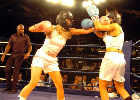 CATFIGHT MODEL BOXING NIGHT AT CLUB CIRQUE, LEICESTER SQUARE, LONDON ...