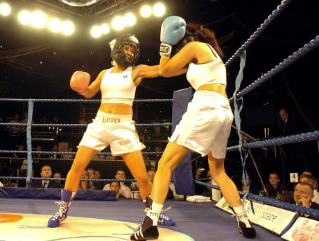 CATFIGHT MODEL BOXING NIGHT AT CLUB CIRQUE, LEICESTER SQUARE, LONDON ...
