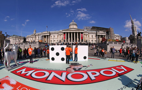 Giant Monopoly Board London Games Festival Editorial Stock Photo ...