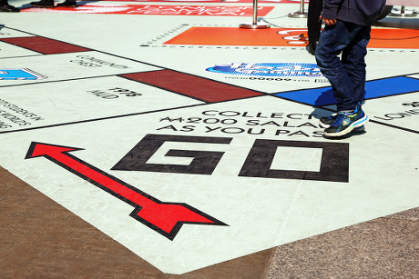 Giant Monopoly Board London Games Festival Editorial Stock Photo ...