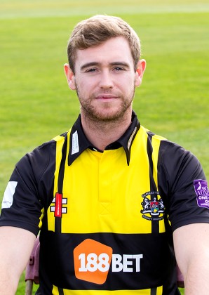 Ian Cockbain Gloucestershire Cricket Poses Headshot Editorial Stock ...
