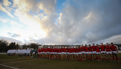 Wales U18 v England U18, U18 International Series, Britain - 6 Apr 2016 ...