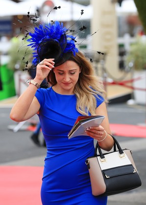 Racegoers Attend Ladies Day Grand National Editorial Stock Photo ...