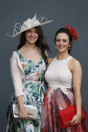 Claire Seddon Left Chloe Gough Pose Editorial Stock Photo - Stock Image ...