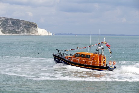 Launch of Shannon Class lifeboat, Swanage, Dorset, Britain - 08 Apr ...